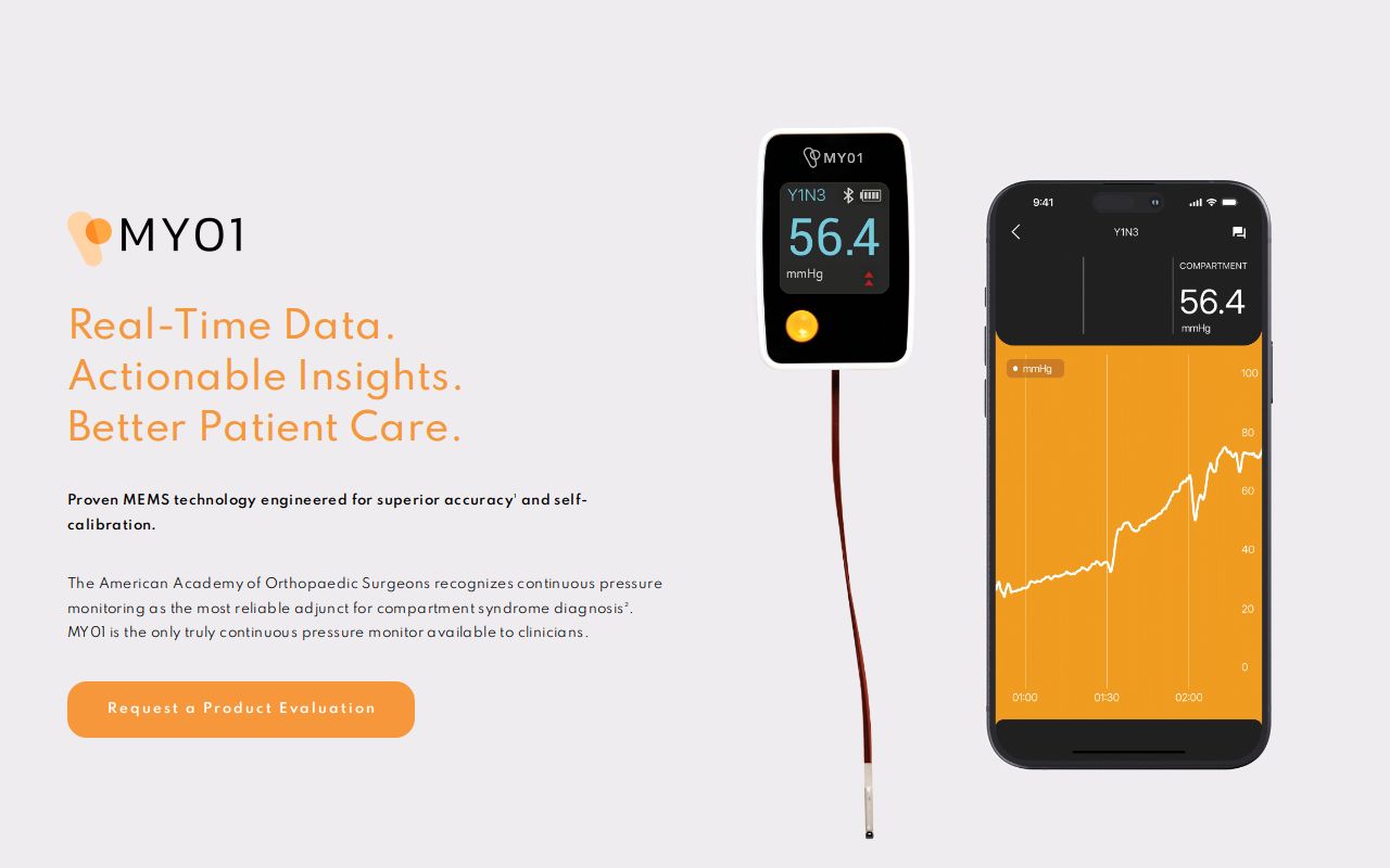 MY01 | Timely Sensing for Compartment Syndrome